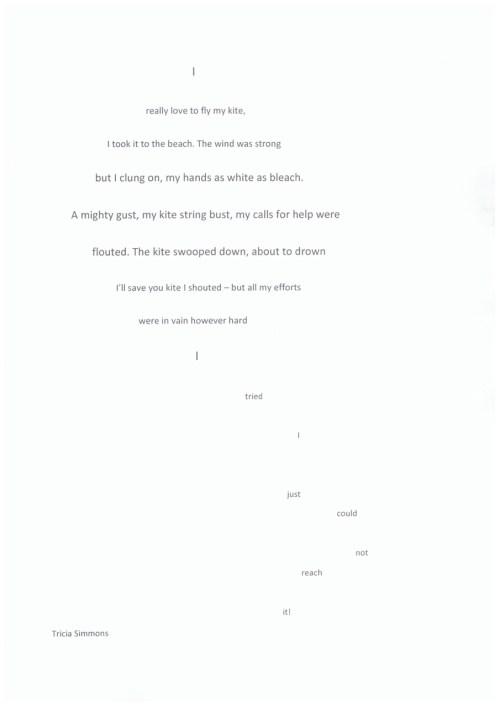 Tuesday Challenge – shape poem